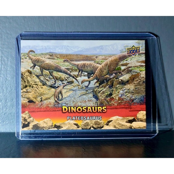 Other | 215 Upper Deck Dinosaurs Plateosaurus Extinction Red Parallel ...